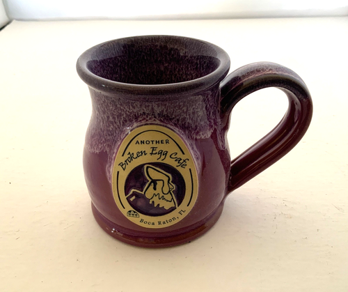 Deneen Pottery "Another Broken Egg" Cafe Glazed Coffee Mug Boca Raton ...