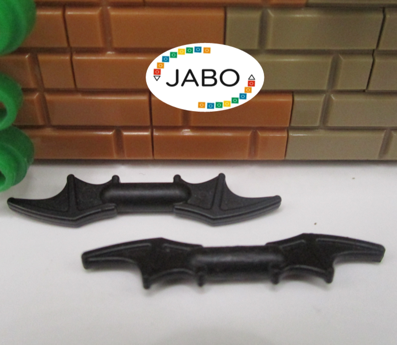 ( P8 / 8 / 1 ) Lego Batman 2x 98721 Batarang Weapon Schwarz aus 7783 ...