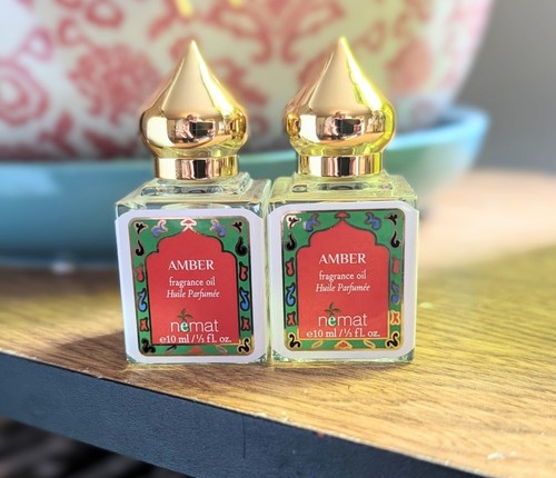 NEMAT - AMBER - FRAGRANCE OIL 10ml./1/3 FL. OZ. BRAND-NEW - PRODUCT LOT ...