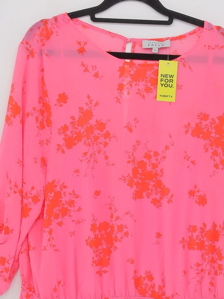 Studio by Preen A-Line Maxi Dress UK18 in Pink | eBay