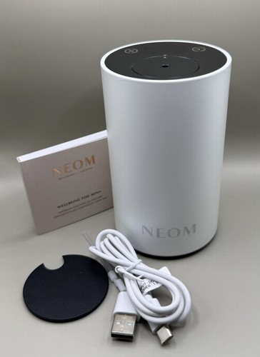 Neom Wellbeing Pod Mini+ Waterless Essential Oil Diffuser White Brand ...