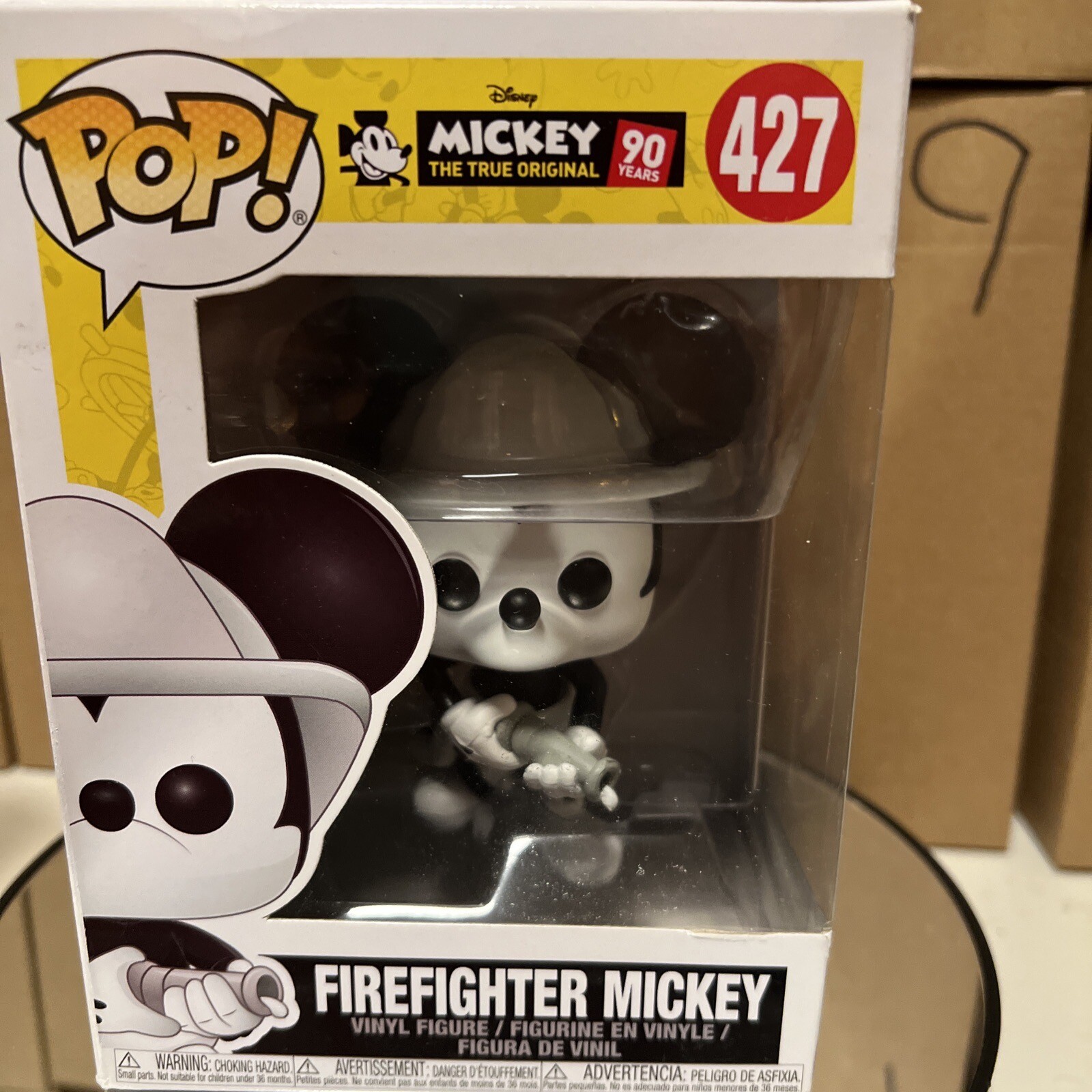 Funko POP! Disney: Mickey 90 years- Firefighter Mickey #427 Mickey ...