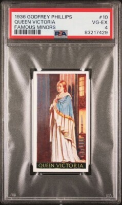 QUEEN VICTORIA 1936 Godfrey Phillips - Famous Minors #10 PSA 4 VG-EX | eBay