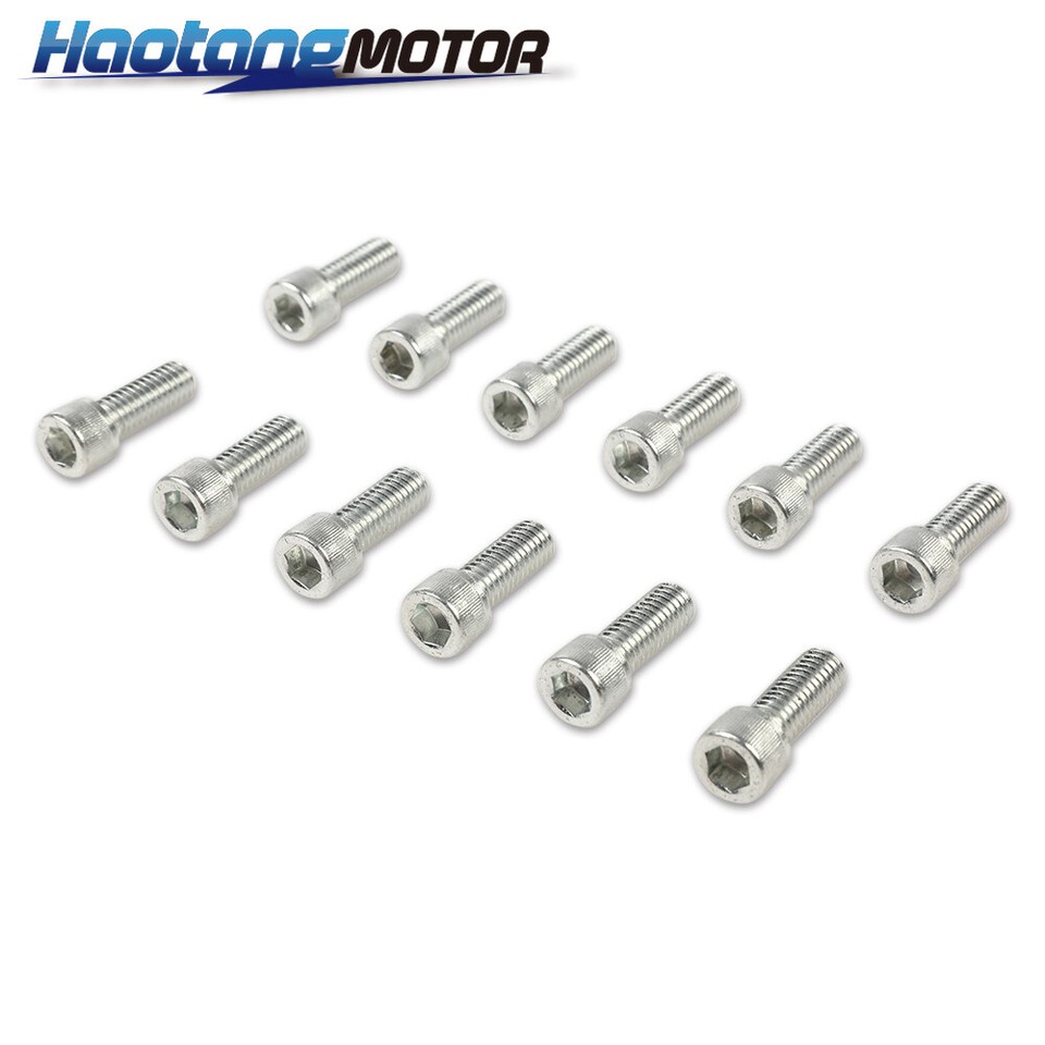 Chrome Intake Manifold Bolts Set Of 12 Fit For 283 327 350 400 Small ...