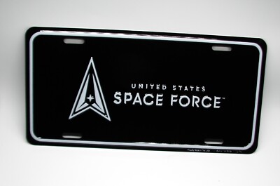 Licensed UNITED STATES SPACE FORCE EMBLEM EMBOSSED METAL NOVELTY ...