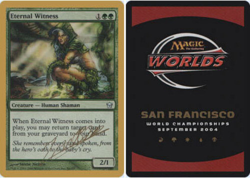 MTG Eternal Witness - Julien Nuijten - 2004, Light Play, English World ...