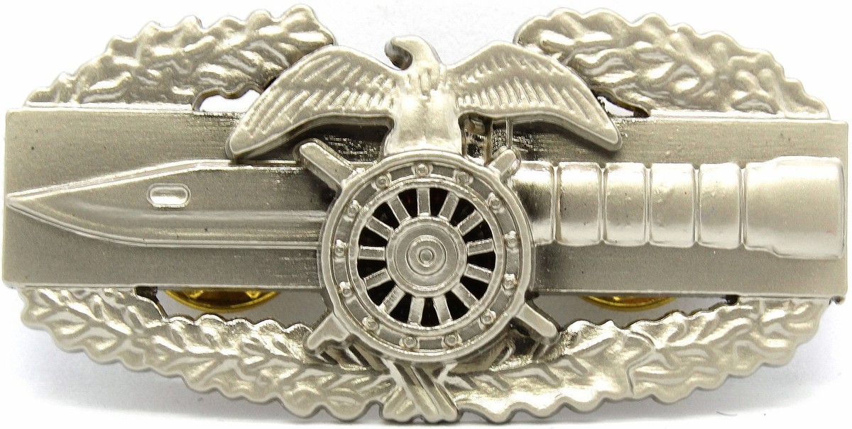 Combat Cavalry Badge Blacksmith" Soldiers Receive Combat Badges