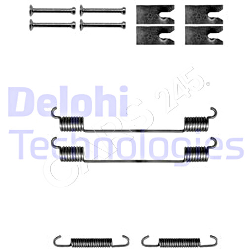 DELPHI Brake Shoes Accessory Kit For FORD FIAT PEUGEOT CITROEN LANCIA ...
