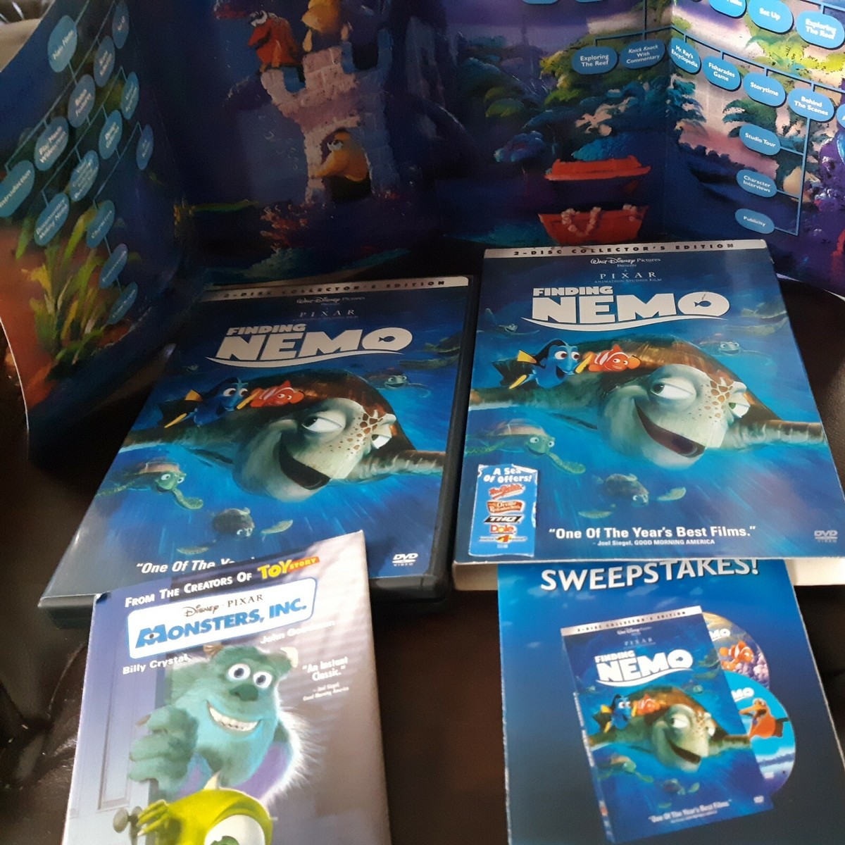 Finding Nemo Dvd Menu Disc 2 Combining Nemo: Pixar Home Media And The
