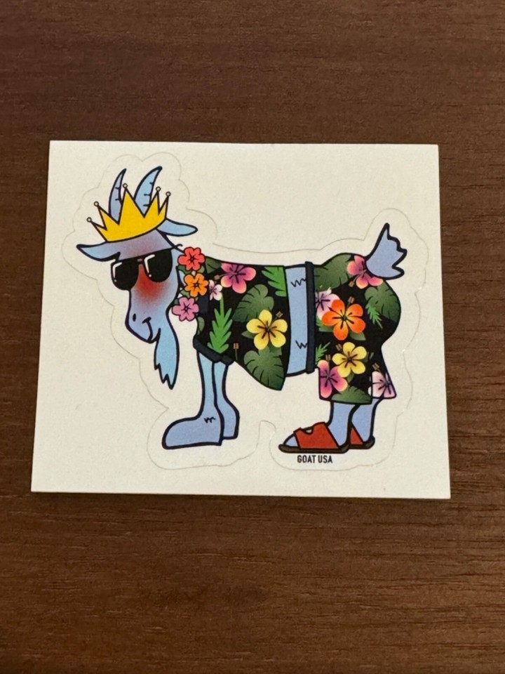 GOAT USA Stickers - Pick your chosen GOAT! (24 choices) New, rare ...
