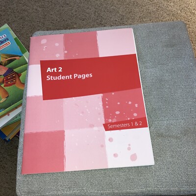 K12: Art 2 Student Pages Semesters 1 & 2 Paperback 2004 | eBay
