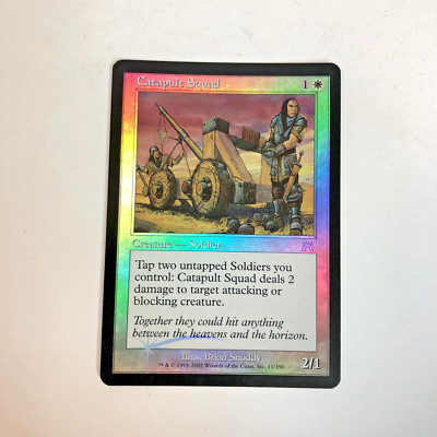 Magic the Gathering MTG Onslaught: CATAPULT SQUAD Card FOIL NM | eBay