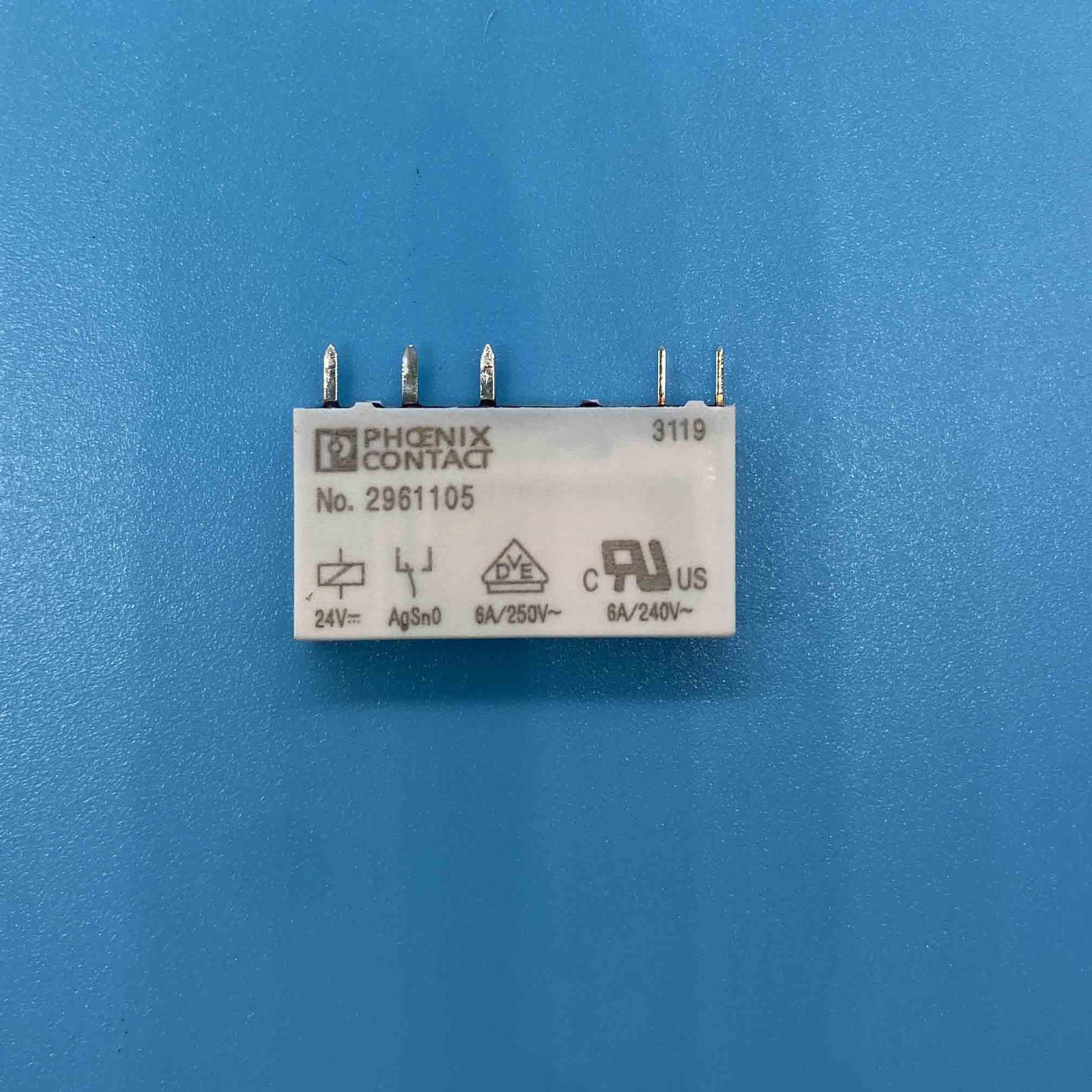 24VDC 6A 250VAC 5-Pin For No.2961105 Phoenix Contact Power Relay (Pack ...
