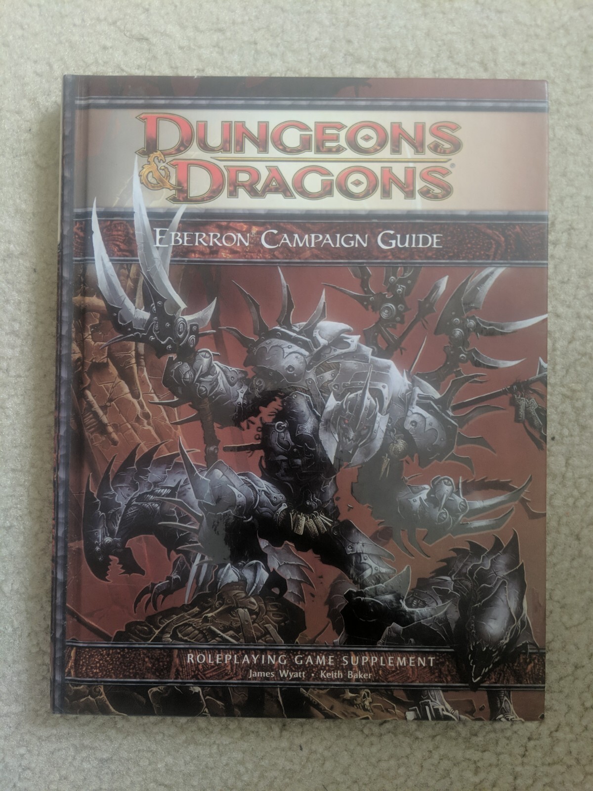 DUNGEONS & DRAGONS AD&D EBERRON CAMPAIGN GUIDE CORE RULES HC WOTC 4E ...