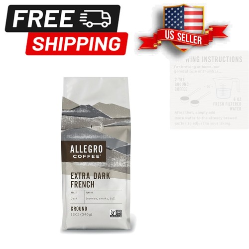 Intensely Flavored Extra Dark French Roast Ground Coffee - 12 oz of ...