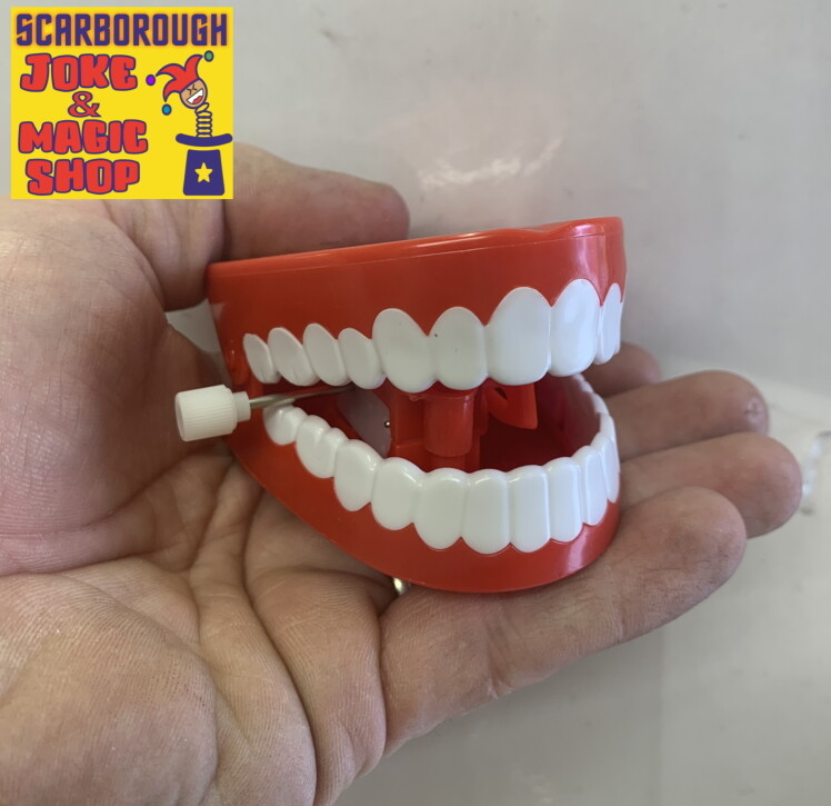 Chatter Choppers Chattering Teeth ~ Wind Up Clockwork ~ Classic Joke ...