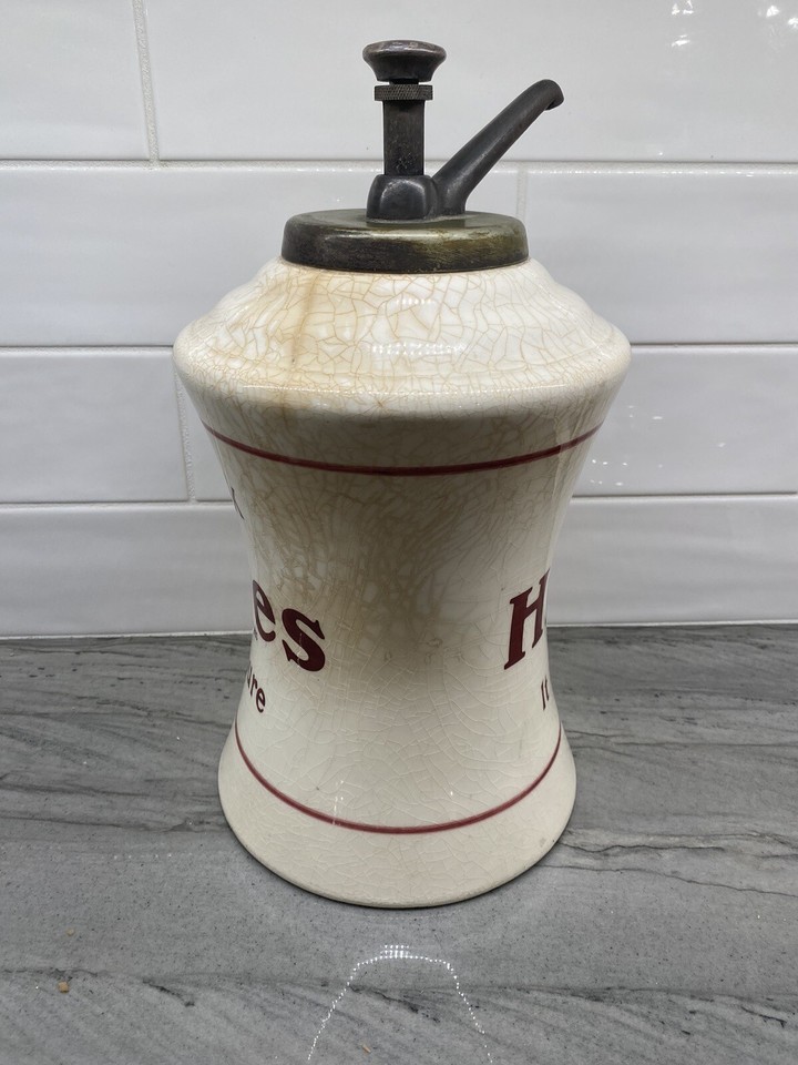 Antique Porcelain Hires Root Beer Syrup Dispenser | eBay