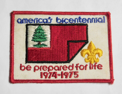 BSA BOY SCOUTS Patch America's Bicentennial Be Prepared For Life 1974 ...