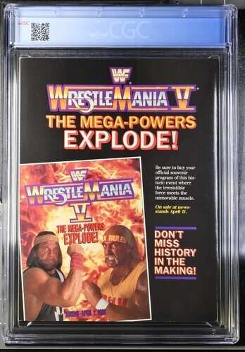 Miss Elizabeth April 1989 WWF Magazine CGC 9.2 (TOP POP) | eBay