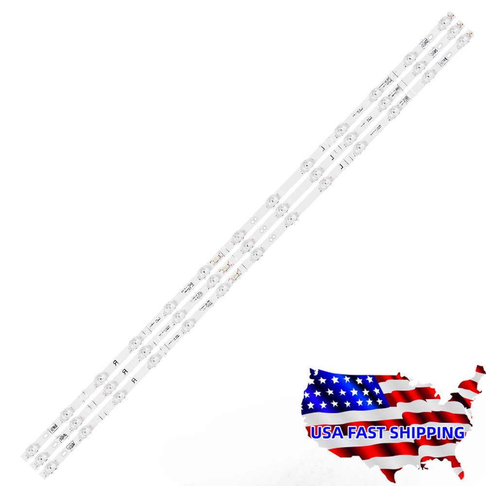 6pcs LED Strips For Hisense 55R6080G 55H6590F 55H6570F 55H6510G 55A6H ...