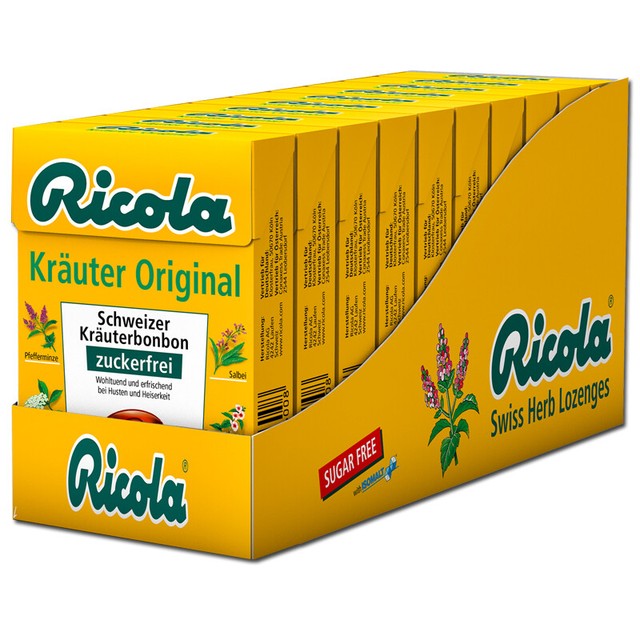 Ricola Kräuter Original Schweizer Kräuterbonbon 10 x (Kräuter Original ...