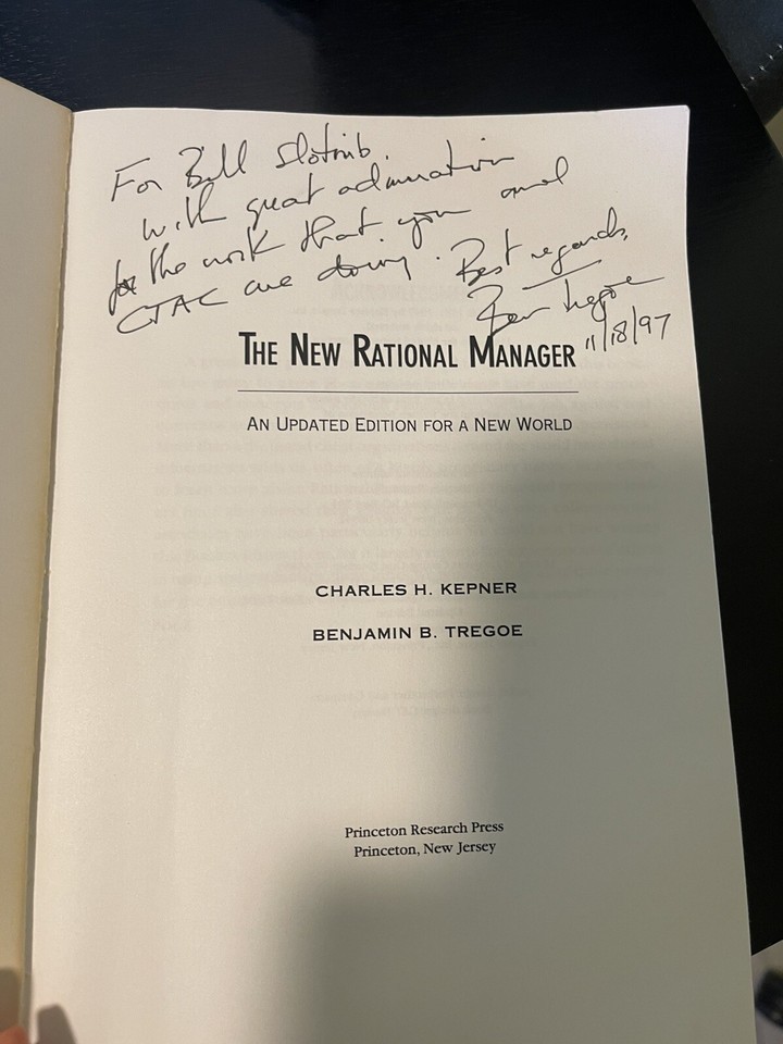 The New Rational Manager : An Updated Edition for a New World by ...