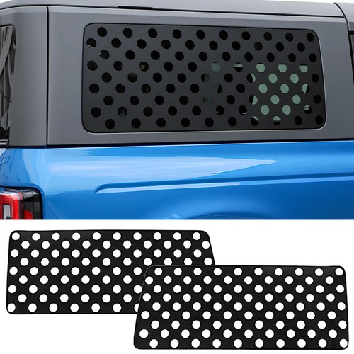Black Holes Rear Window Sticker Decal Trim for Ford Bronco 2 Doors 2021 ...