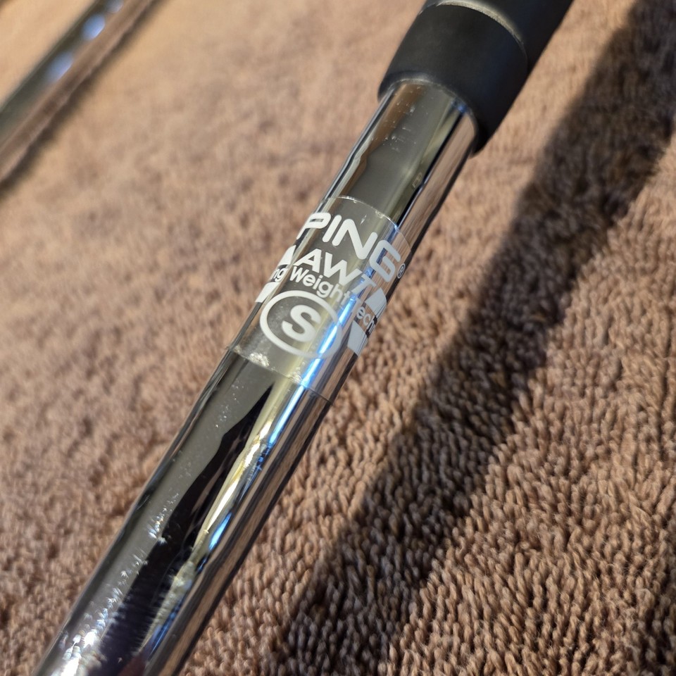 PING i10 Iron Set, 3- Pw, Yellow Dot, AWT Stiff Shafts. Great Condition ...