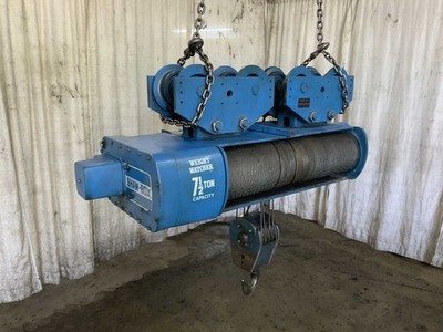 7-1/2 TON CAPACITY SHAW-BOX REMOTE CONTROL CABLE HOIST: STOCK #79944 | eBay