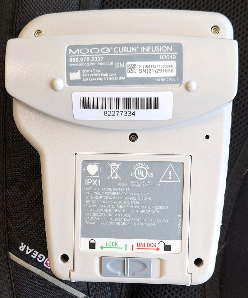 Moog Medical Curlin 6000 CMS Infusion Pump Power Tested ambulatory pump ...