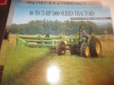 John Deere 40 to 73 HP 5000 Series Tractors Sales Brochure 23 Pages ...