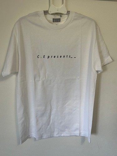 C.E Cavempt White T-Shirt Size L - Logo Print Design | eBay