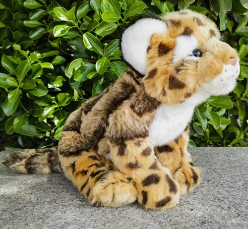 Clouded Leopard Cat 9 Inch Stuffed Animal Plush Toys Toddler Doll Kids ...