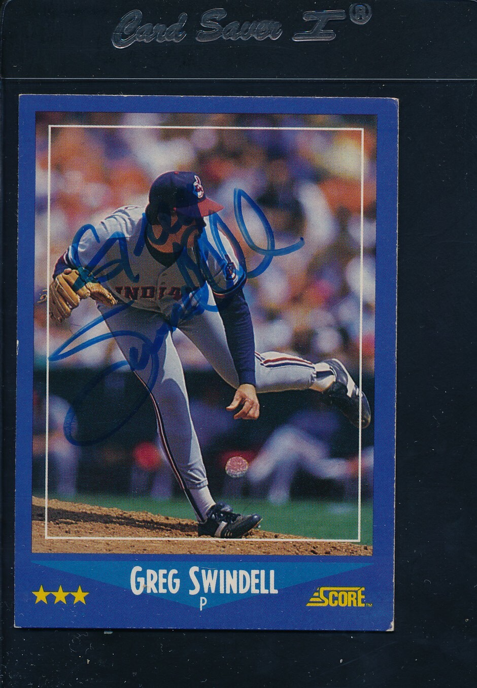 1988 Score #154 Greg Swindell Indians Signed Auto *30529 | eBay