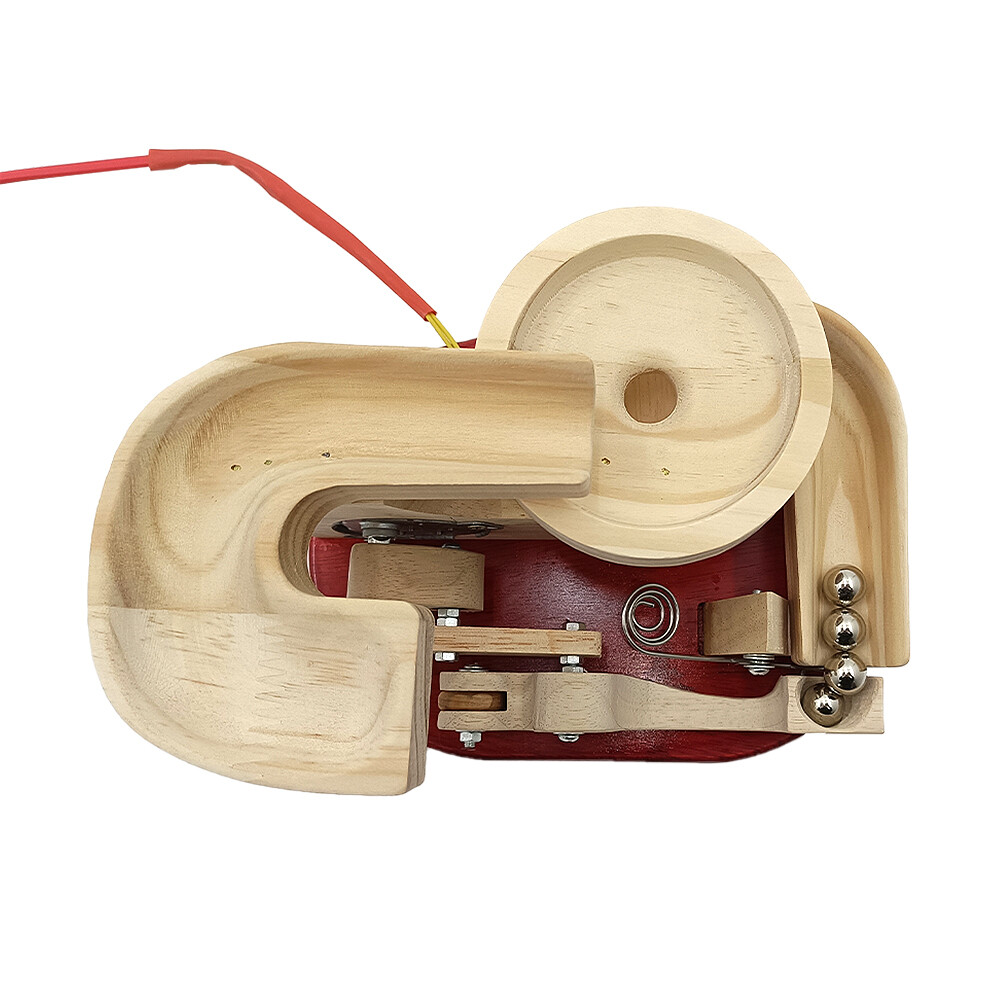 Kids Birthday Desktop Wooden Marble Machine Toy Home Decoration ...