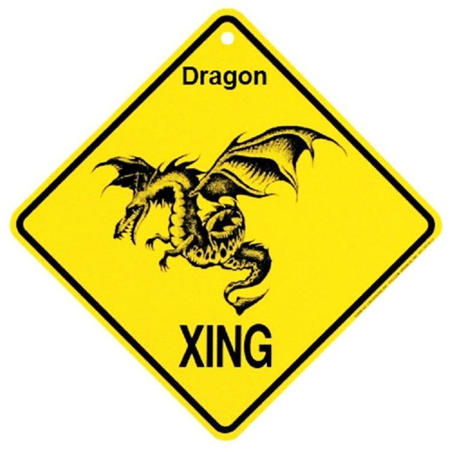 Dragon Crossing Xing Sign New Made in USA | eBay