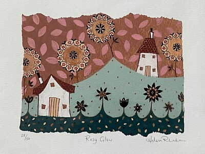 SIGNED LIMITED EDITION ORIGINAL FINE ART PRINT - Artist Helen Rhodes ...