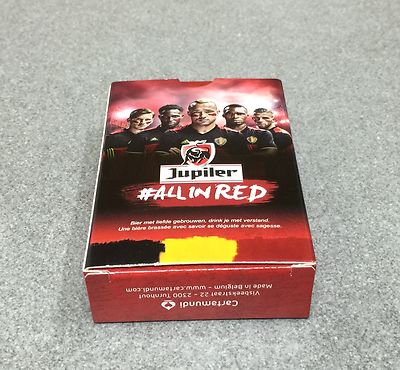 JEU DE 32 CARTES BIERE BELGE BEER BIER JUPILER FOOT FOOTBALL BELGIQUE ...