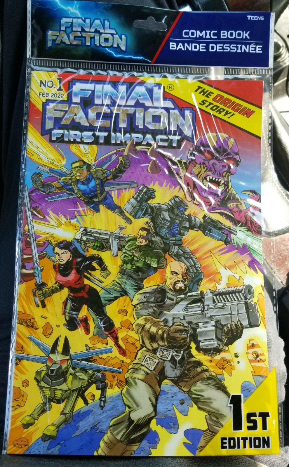 Final Faction First Impact No. 1 Origin Story 1st Edition Mint HTF | eBay