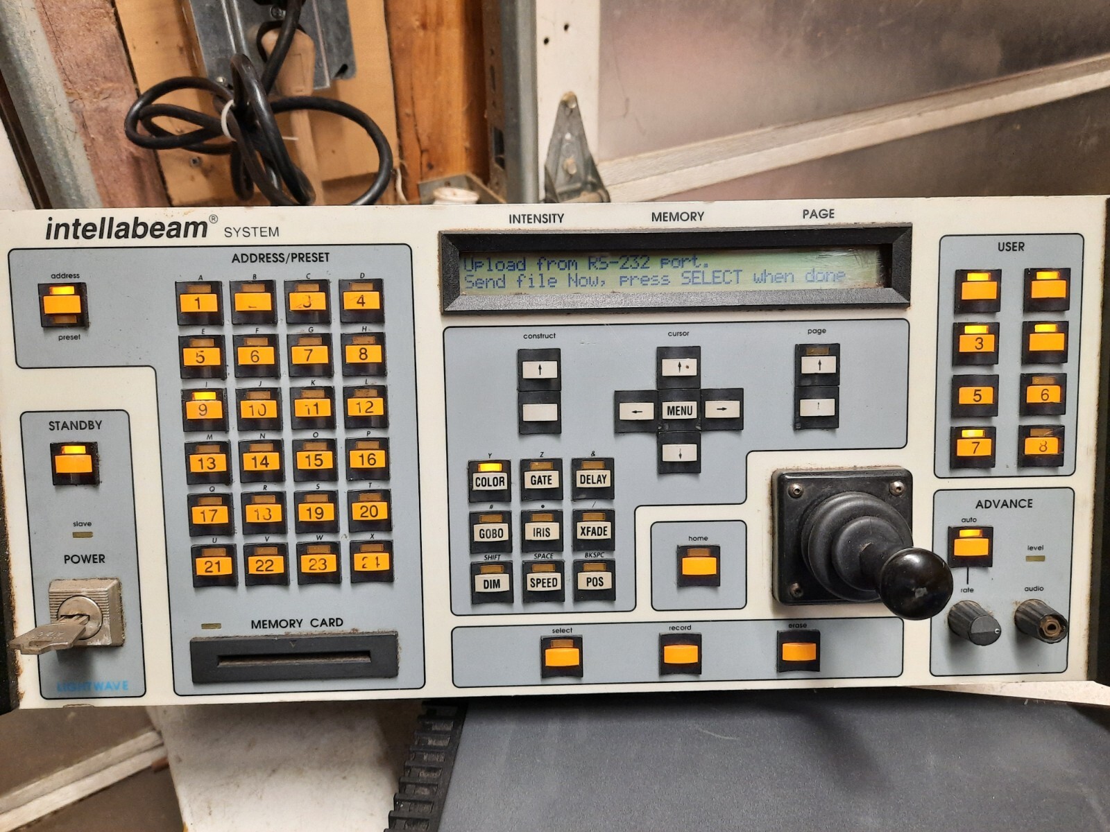 High End Systems Intellabeam System Lighting Controller | LCD Screen ...