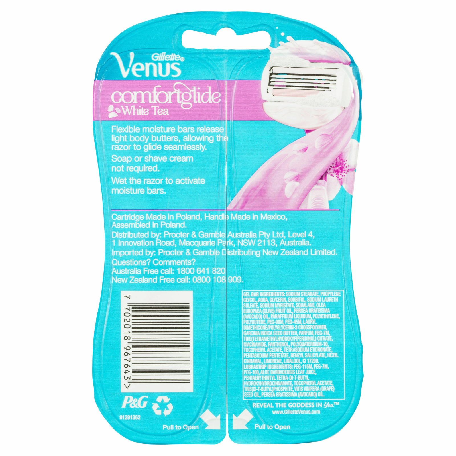 6 x Gillette Venus Disp Spa Breeze Razor 2Pk | eBay