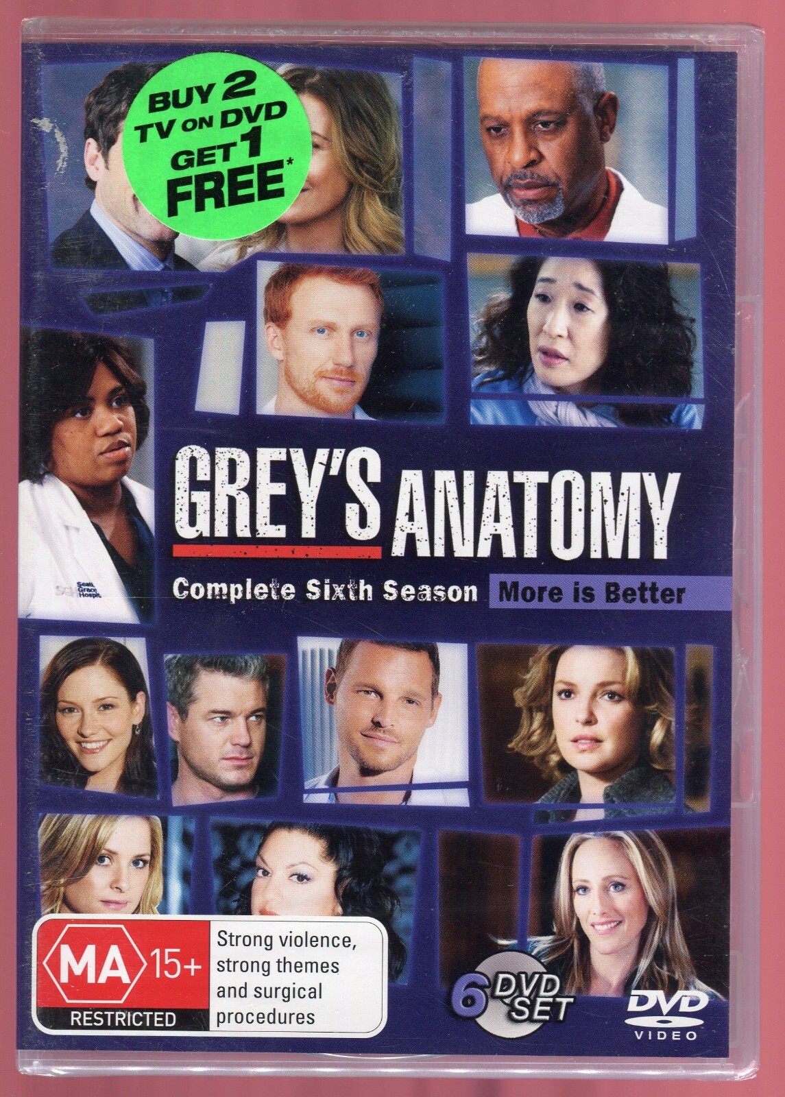 Grey's Anatomy : Season 6 (Box Set, DVD, 2009) for sale online | eBay