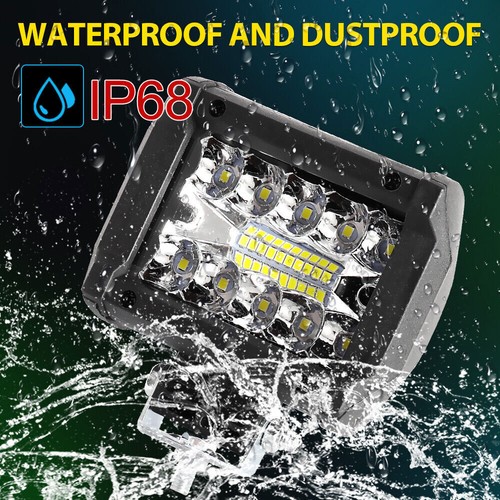 4" LED Marine Lights Pods Pontoon Boat HeadLights Spreader Docking ...