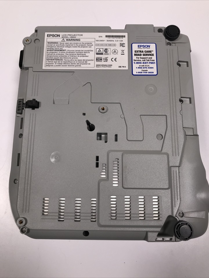 Epson Powerlite 108 3LCD ANSI HDMI Projector 3700 Lumens H860A 3332 ...