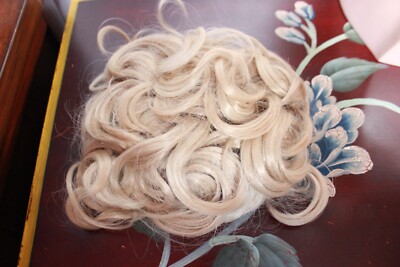 goldilocks blonde human hair add on chignon bun extension hairpiece ...
