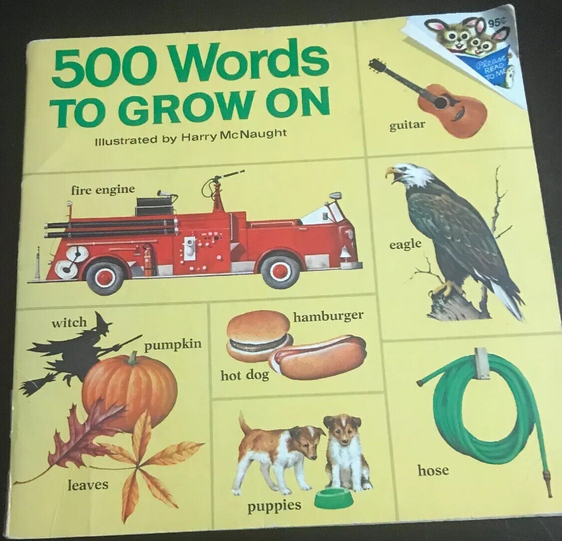 Vintage 1974 500 Words to Grow on [Picture Back Free Shipping | eBay