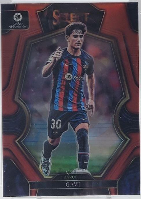 2022-23 Panini Select La Liga - Mezzanine Gavi #133 Red Prizm for sale ...