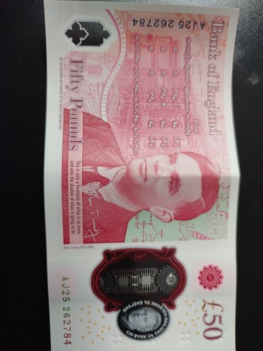 Rare 50 pound Note, King Charles First Run | eBay UK