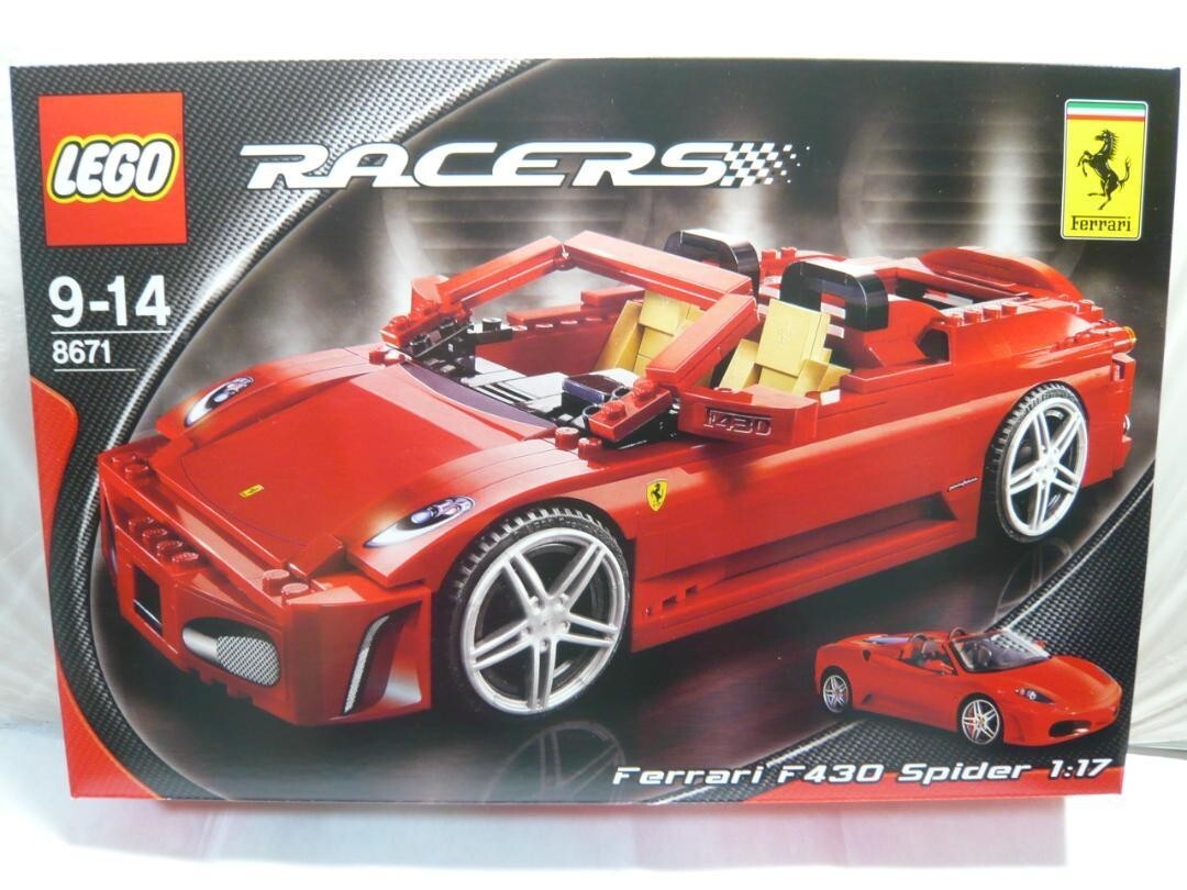 LEGO Racers 8671 Ferrari F430 Spider 1:17 Scale New Sealed Unopend | eBay