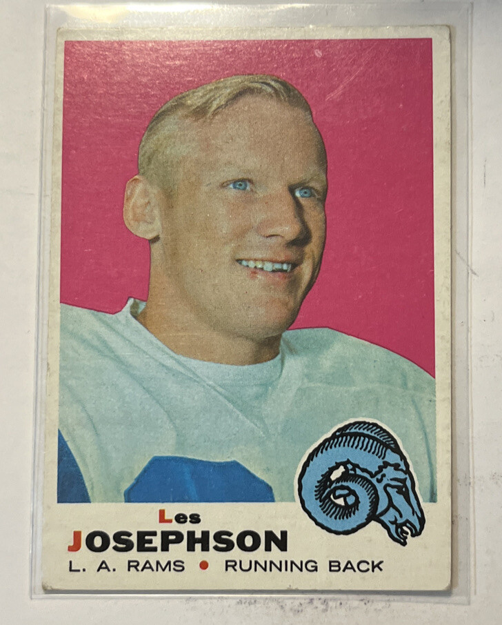 1969 Topps Les Josephson #216 RAMS EX FO7301 | eBay